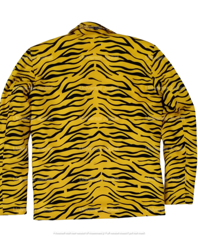 Eddie Van Halen Yellow Tiger Jacket | Universal Jacket