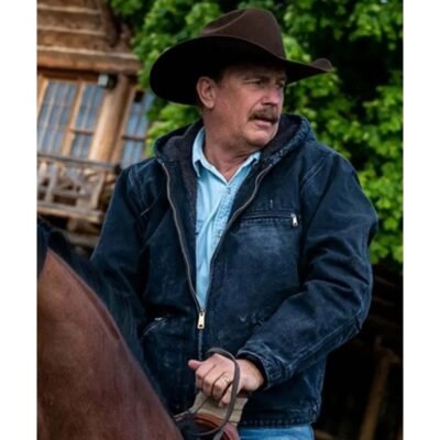 Yellowstone John Dutton Hooded Denim Jacket | UniversalJacket