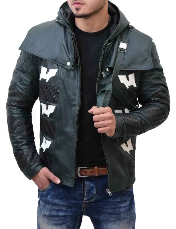 Arrow Season 5 Prometheus Leather Jacket