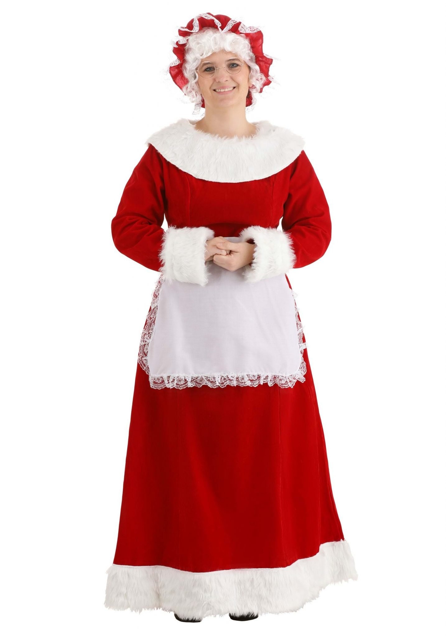 Women's Plus Size Deluxe Mrs Claus Costume | UniversalJacket