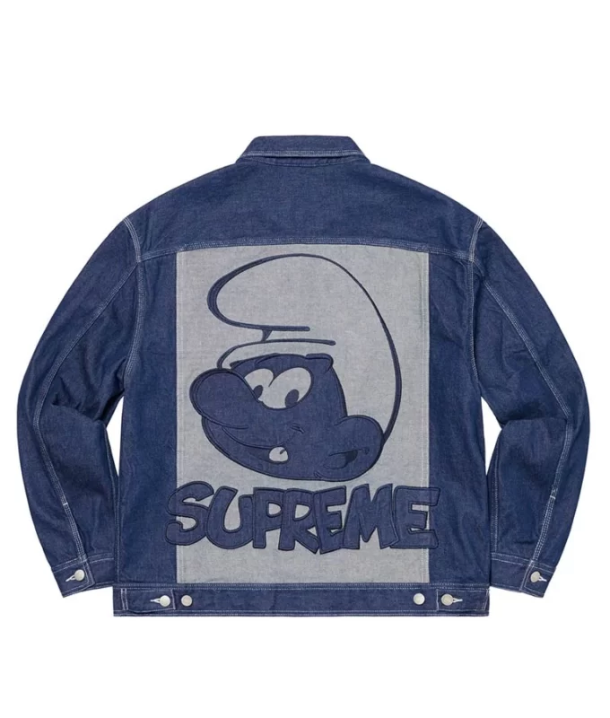 Supreme Smurfs Denim Trucker Jacket | Universal Jacket