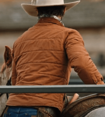 Yellowstone S04 Walker Brown Quilted Jacket | Universal Jacket