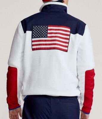 2022 Olympics Usa Navy Blue And White Jacket | Universal Jacket