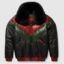 Red Green And Black Bomber Leather Jacket l Universal jacket