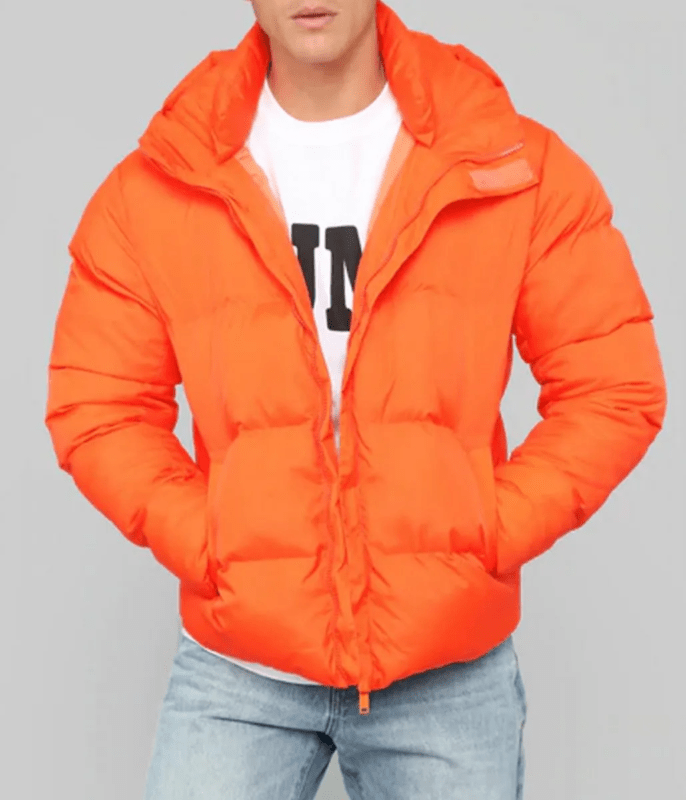 Classic Puffer Orange Bubble Jacket| Universal Jacket