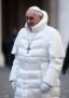 Pope Francis White Puffer Jacket | Universal Jacket