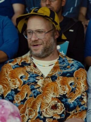 Platonic Seth Rogen Printed Oversized Shirt | Universal Jacket