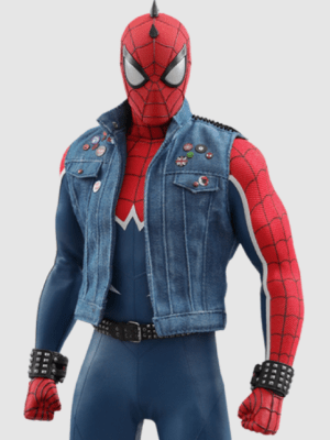 Spider Punk Denim Vest | Universal Jacket