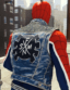 Spider Punk Denim Vest | Universal Jacket