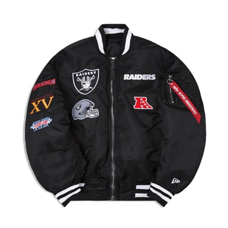 Las Vegas Raiders Alpha Industries X New Era Ma-1 Jacket