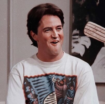 Matthew Perry Friends White T-shirt | Universal Jacket