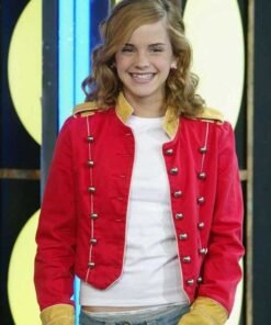 Emma Watson Red Military Jacket - Universal Jacket