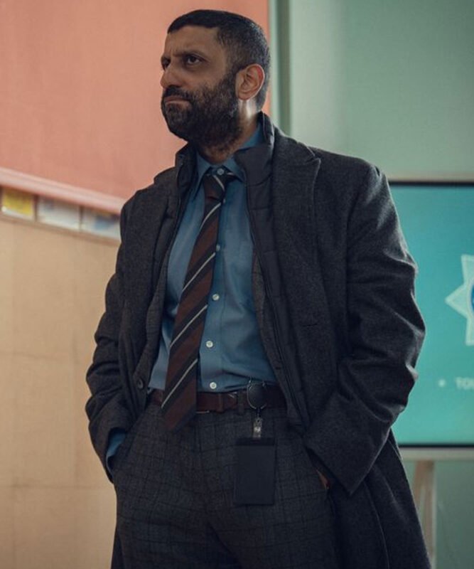 Fool Me Once S01 Sami Kierce Grey Trench Coat