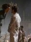 Saltburn 2023 Barry Keoghan Leaf Embroidery White Jacket