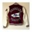 True Religion Maroon Varsity Letterman Jacket