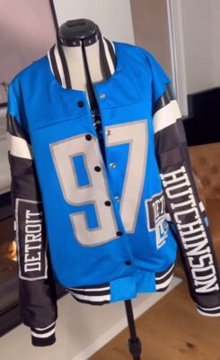 Kristin Juszczyk Taylor Lautner Detroit Lions Jacket