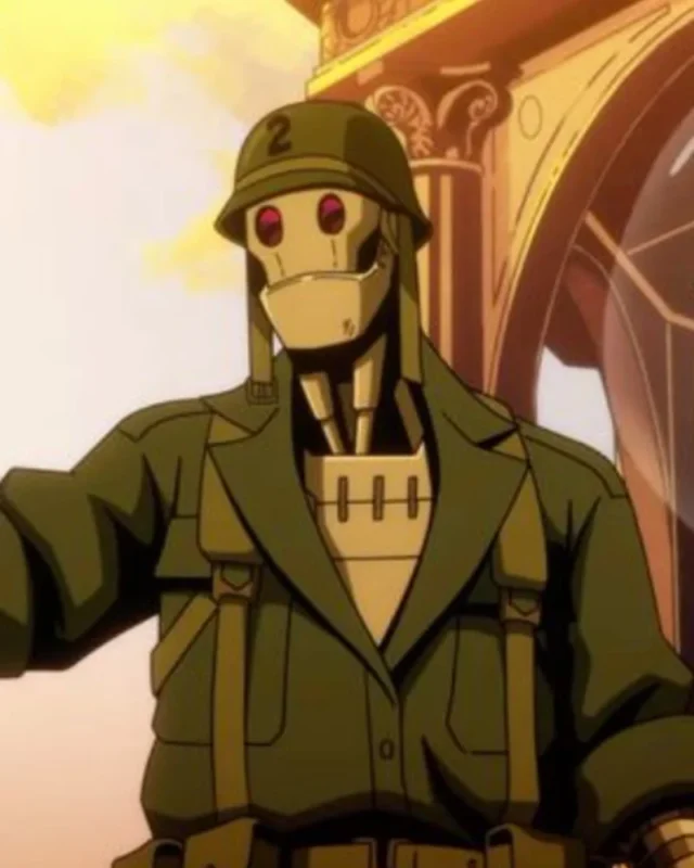 G i Robot Creature Commandos Green Cotton Jacket