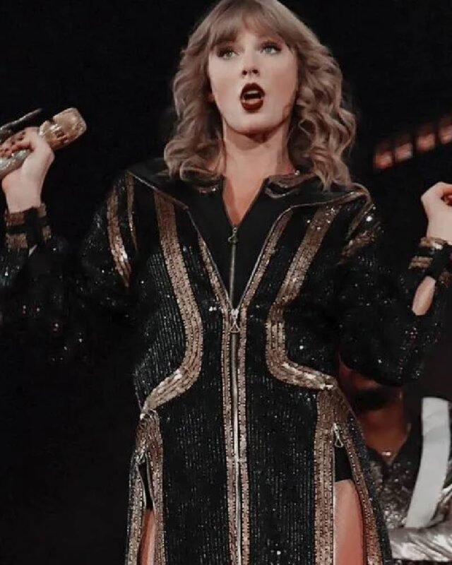 Taylor Swift Sequin Black Jacket