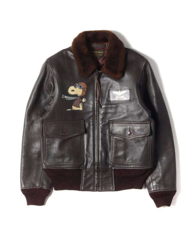 BuzzRickson × PEANUTS Snoopy Hand G-1 Flight Jacket