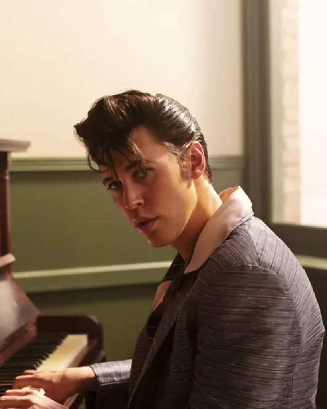 Elvis Austin Butler Grey Suiting Blazer Coat