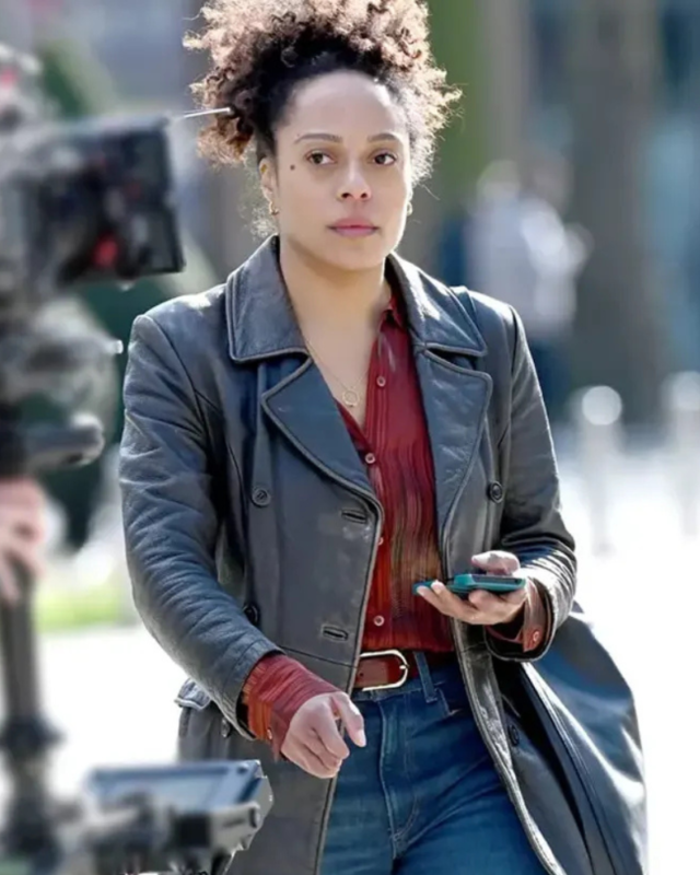 Kat Donovan Missing You 2025 Black Leather Coat