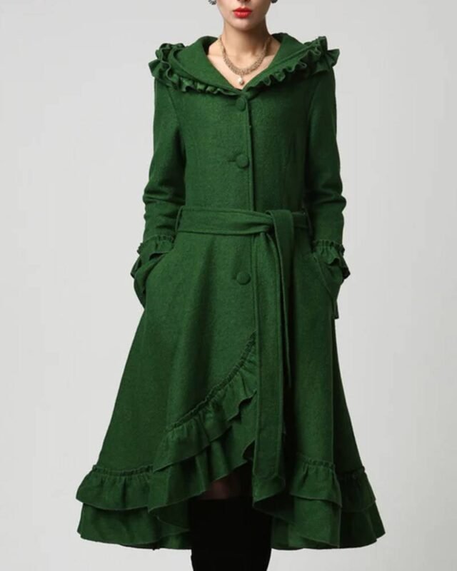 Women’s Wool Maxi Coat With Hood