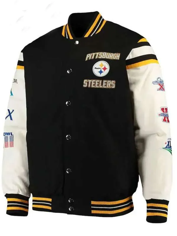 Super Bowl Champions Pittsburgh Steelers Letterman Jacket