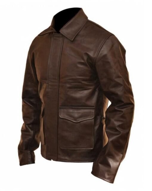 Indiana Jones Harrison Ford Brown Leather Jacket